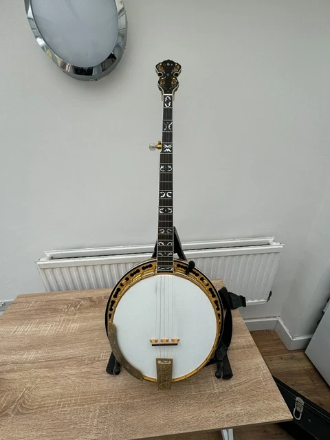 VINTAGE ODE 5 String Banjo Model 6500 (aka D model) Serial 3-80-76. £ ...