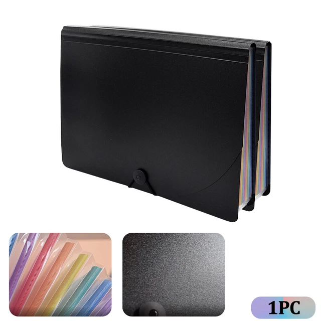 Accordion File Organizer A4 Letter Size Expandable With Lid Box Paper 13 Pockets £15 11