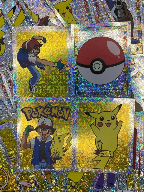 POKEMON MERLIN/TOPPS SERIES 1 - Individual HOLO Stickers (S1 -S36 ...