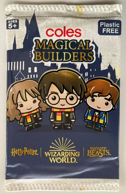8 UNOPENED COLES Magical Builders 2022 Harry Potter Fantastic Beast ...