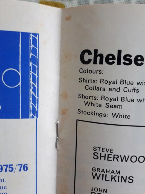 CHELSEA FC HOME Programmes (Collection x3) League Division 2 - Season ...