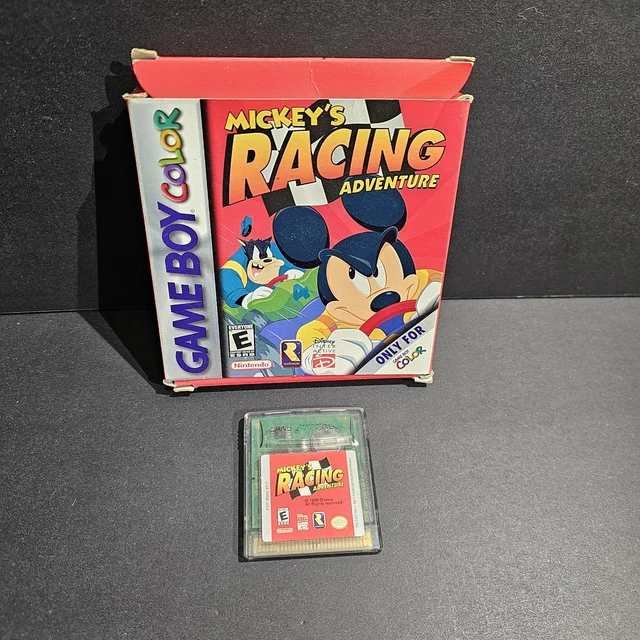 DISNEY'S MICKEY'S RACING Adventure (Nintendo Game Boy Color, 1999) w ...