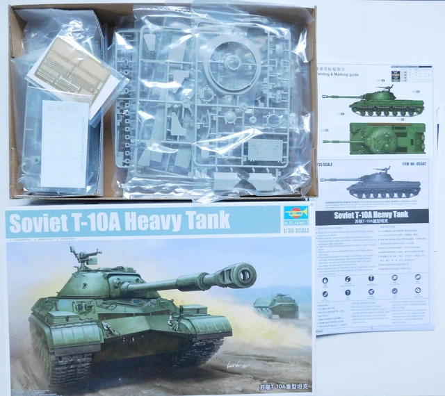 1/35 TRUMPETER - Soviet T-10A Heavy Tank - komplett EUR 36,93 - PicClick DE