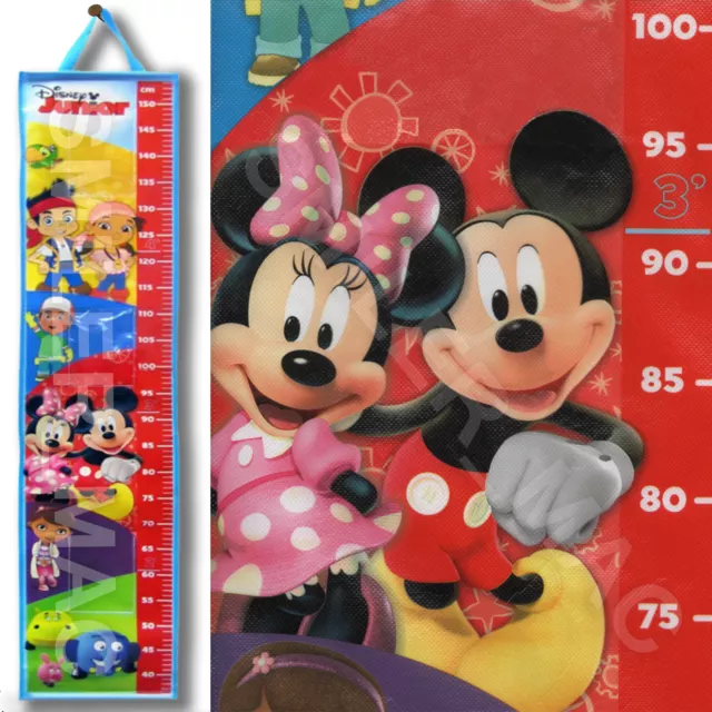 DISNEY JUNIOR HEIGHT Chart Mickey Minnie Mouse Pirates Children Kids ...