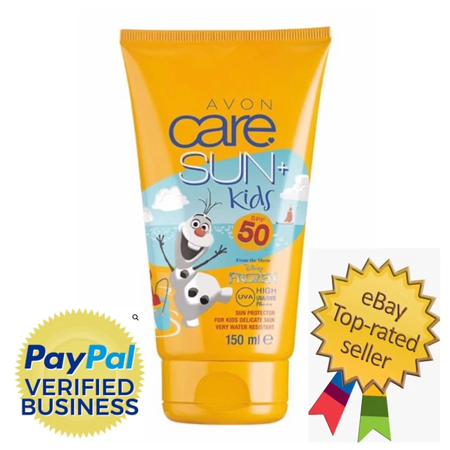 AVON CARE DISNEY Kids' Sun Cream SPF50 - Water Resistant Bubblegum ...