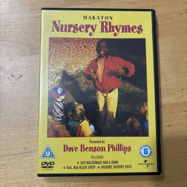 MAKATON - NURSERY Rhymes Dave Benson Phillips DVD £8.99 - PicClick UK