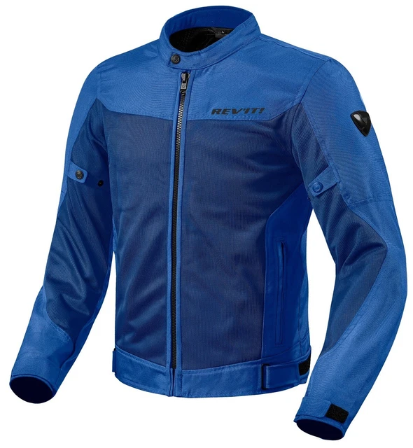 REVIT REV'IT ECLIPSE Light Blue Summer Perforated Motorcycle Jacket ...