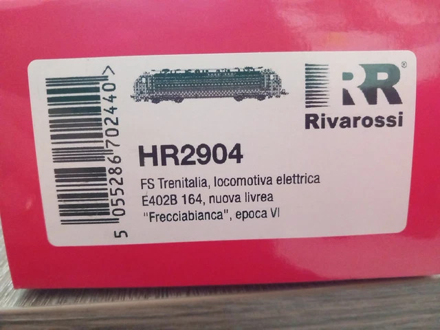 RIVAROSSI HR2904 FS E.402B Locomotiva Elettrica Livrea "Frecciabianca ...