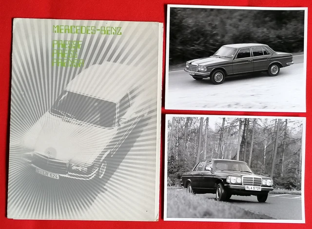 1977 MERCEDES-BENZ W123 Press Information New Models 280E 250 230 300D ...
