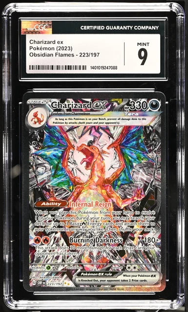 CGC 9 CHARIZARD Ex Special Illustration Rare Sir 223/197 2023 Pokemon ...