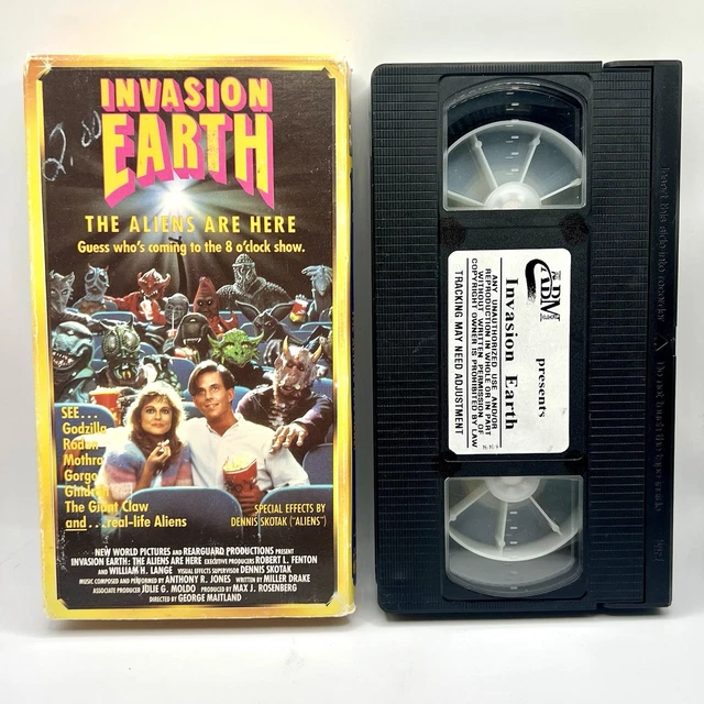 RARE INVASION EARTH: The Aliens Are Here (VHS, 1988) OOP HORROR 1991 ...
