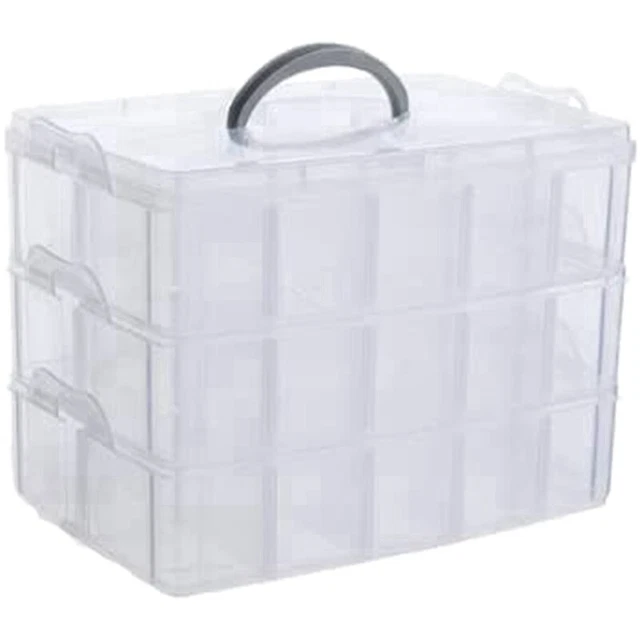 MULTI LAYER STORAGE Box with 30 Adjustable Compartments W5M97656 EUR 19 ...