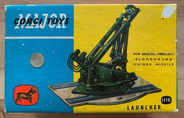 CORGI TOYS BRISTOL Bloodhound Guided Missile Launcher, Model No.1116 £ ...