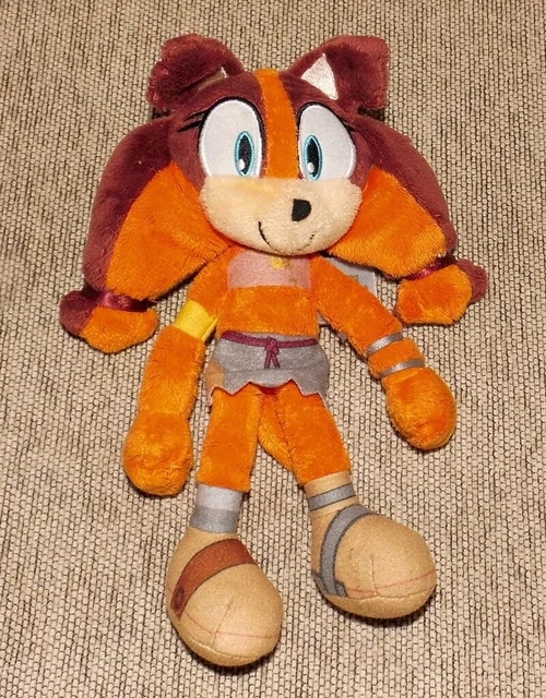 TOMY SONIC THE Hedgehog Sonic Boom Sticks The Badger Soft Plush Toy ...