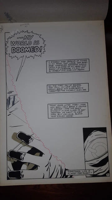 KEITH GIFFEN ORIGINAL Art Unpublished Peacemaker Splash Page ...