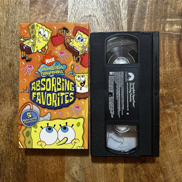 SPONGEBOB SQUAREPANTS - Absorbing Favorites (VHS, 2005) Nick ...