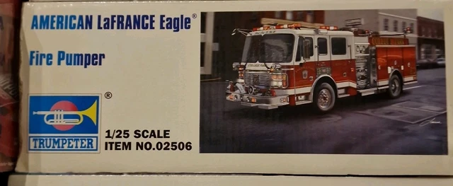 TRUMPETER 02506 1:25 Scale American LaFrance Eagle Fire Pumper Plastic ...