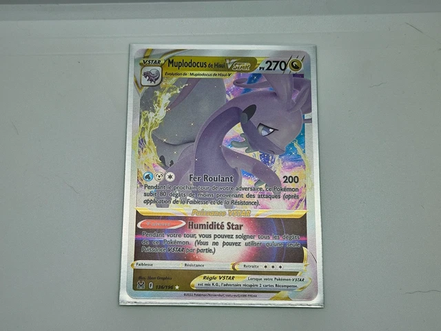 CARTE POKÉMON MUPLODOCUS de Hisui VSTAR 136/196 - EB11 Origine Perdue EUR 1,00 - PicClick FR
