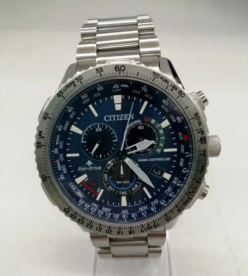 CITIZEN PROMASTER SKY Series CB5000-50L Eco-Drive Radio Solar Men's ...