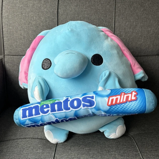 ZURU SNACKLES LOTTIE Elephant Mentos Mint Large 14" Plush Stuffed Toy £ ...