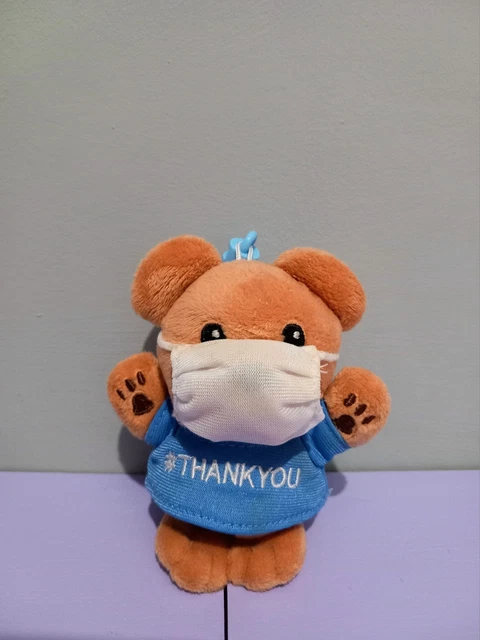 PMS SUPPORTING FRONTLINE Workers #thankyou Small Brown Bear Keyring ...