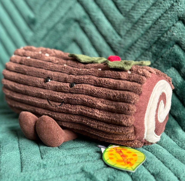JELLYCAT AMUSEABLE YULE Log *Brand New With Tags* RETIRED £54.99 ...