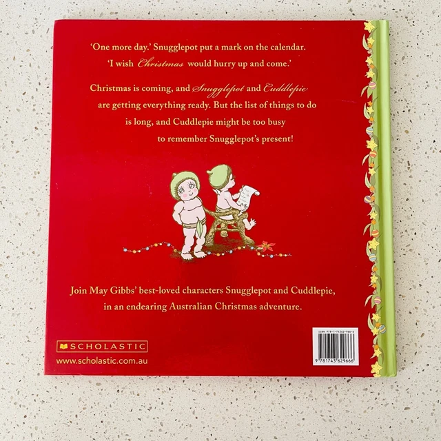 A SNUGGLEPOT AND Cuddlepie Christmas by May Gibbs 2013 HC Book Gumnut ...