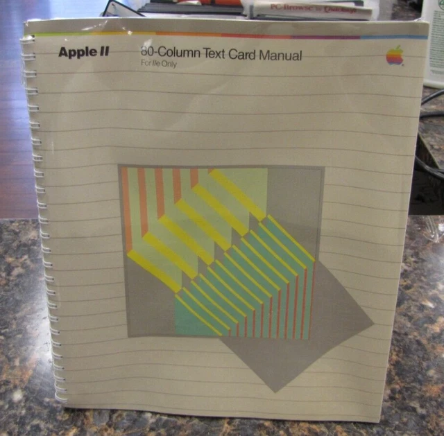 VINTAGE APPLE II 80-Column Text Card Manual for IIe Only - New Sealed ...