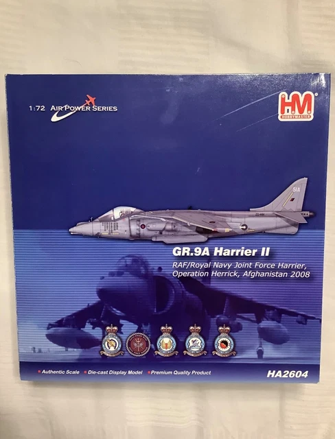 HOBBY MASTER HA2604 GR.9A Harrier II RAF/Royal Navy Joint Force ...