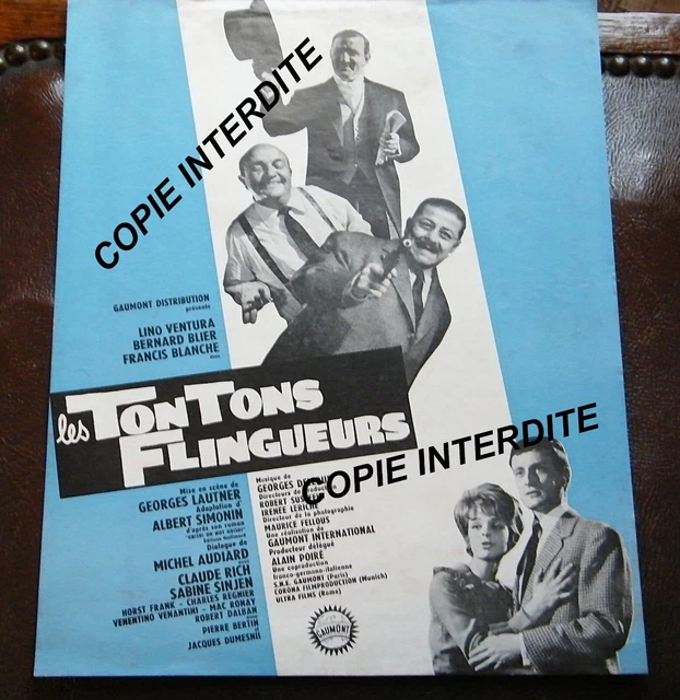 RARISSIME ! AFFICHE Originale 1963 LES TONTONS FLINGUEURS - Copie ...