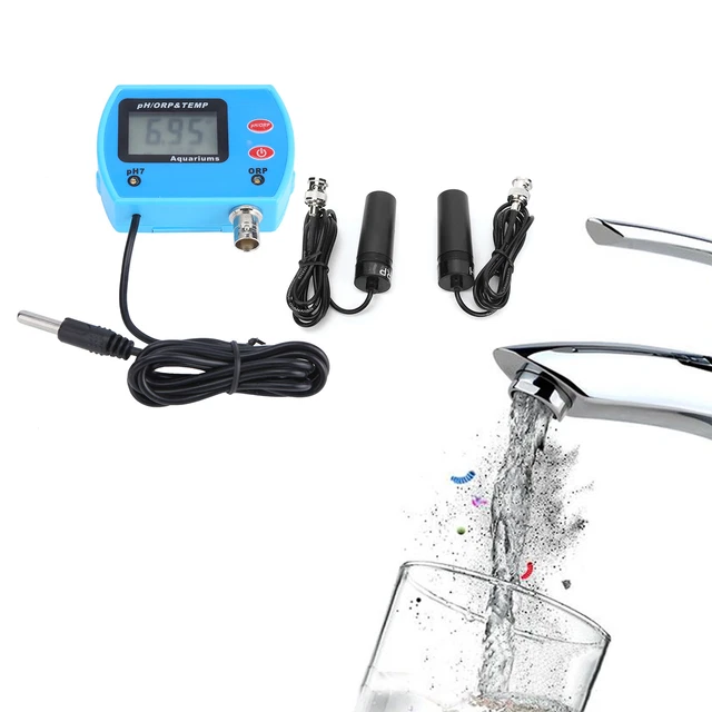 PH REDOX TESTER Wall-Mount Reduction Potential Meter Water Quality ...