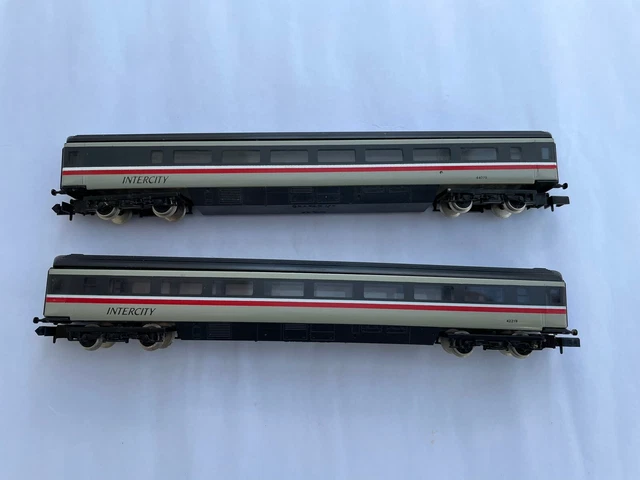 N GAUGE FARISH 2x MK3 HST Coaches BR InterCity - TS + TGS (model 707 ...