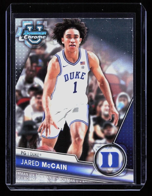 JARED MCCAIN 2023-24 Bowman University cromato #18 Duke Blue Devils EUR ...