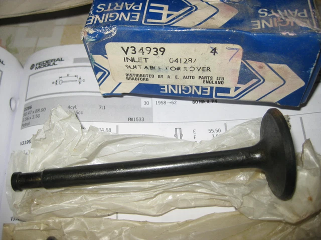 NEW QUALITY ENGINE Inlet Valve - Fits: Rover P6 3500 V8 & Sd1 & Tvr ...