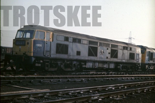 35MM SLIDE BR British Railways Diesel Loco Class 53 D1200 Newport 1975 ...