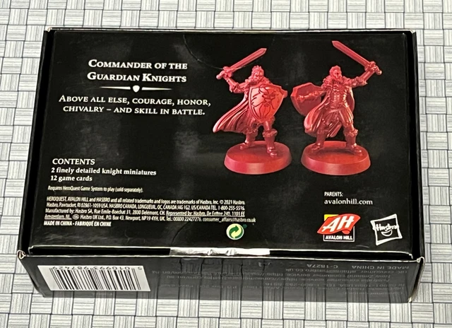 HEROQUEST - COMMANDER Of The Guardian Knights - Exclusive, New, Sealed ...