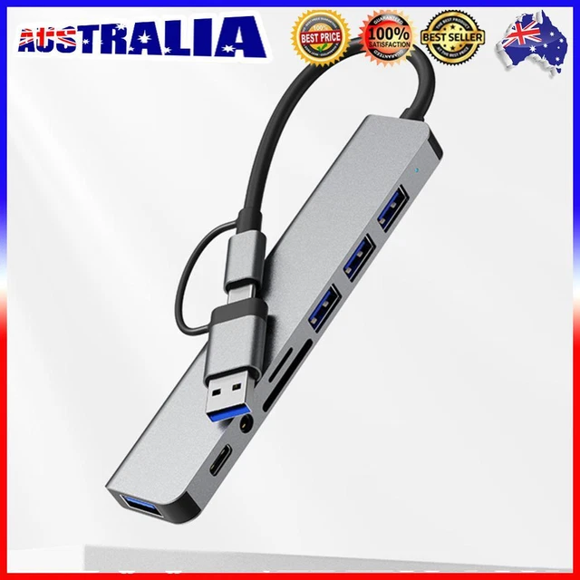 AU 8 IN 1 USB C Dock Speed 5.0Gbps Dongle Docking Station for All Type C Laptops $15.69 ...