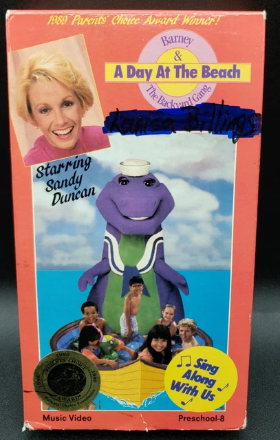 BARNEY AND BACKYARD Gang A Day at the Beach Starring Sandy Duncan VHS ...