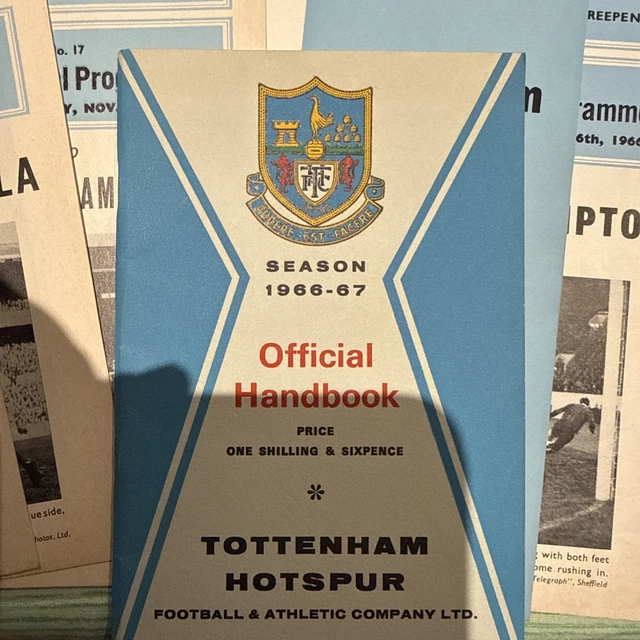 23X 1966-1967 TOTTENHAM Hotspur Spurs Home Programmes & Official ...