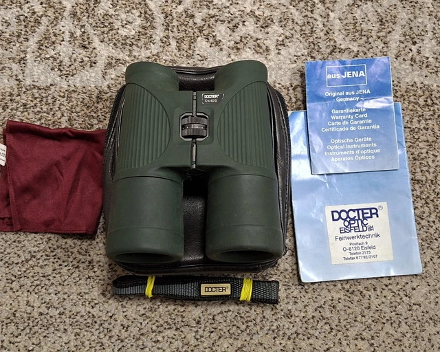 DOCTER OPTIC FERNGLAS 10x40 B mit Original Lederköcher EUR 250,00 ...