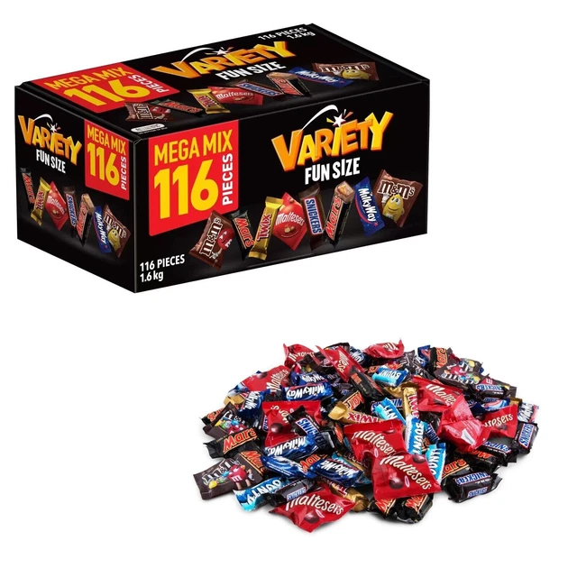 MARS VARIETY MIX Chocolate Sweet Box Snicker Twix Milky Way M&M Bar ...