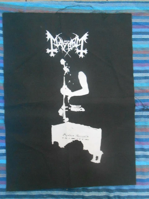 MAYHEM DIY BACKPATCH/CRUST/PUNK/DOOM/HIATUS/METAL/RESIST/CONFLICT ...
