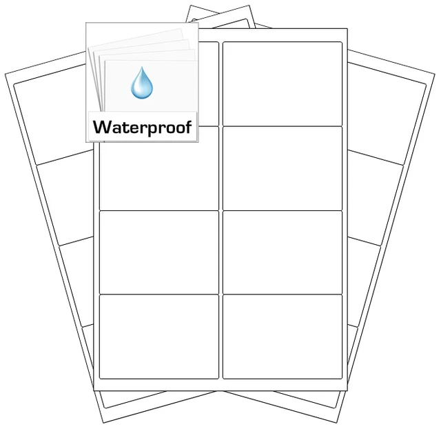 WEATHERPROOF LABELS WATERPROOF Stickers | Freezer Proof Labels ...