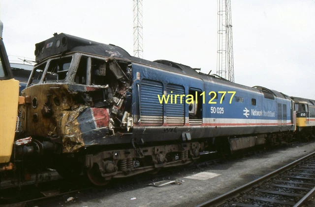 ORIGINAL RAILWAY SLIDE Class 50 50025 at Old Oak Common £5.50 - PicClick UK