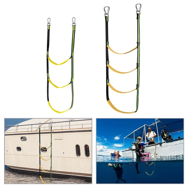 NYLON 3/4 STEP Rib Boarding Ladder Floating Ladder Strap Knitting ...