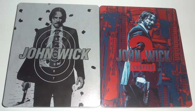 JOHN WICK 1 & John Wick Chapter 2 Blu-Ray Steelbook Set (Dellen Lesen ...