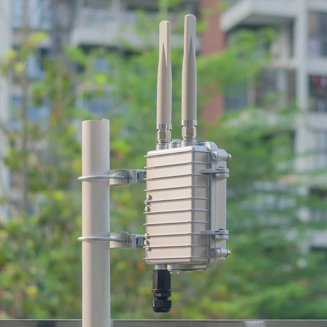 1200M DUAL BAND WiFi Aluminum shell Outdoor AP Routre Mesh Bridge MiMO ...
