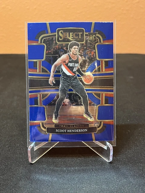 SCOOT HENDERSON RC 2023-24 Panini Select Portland Trail Blazers #77 ...