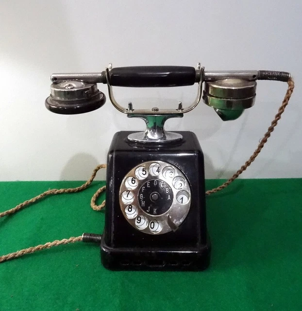 ANCIEN TELEPHONE ANTIQUE Vintage Old Phone Deco Altes Antik Telefono ...