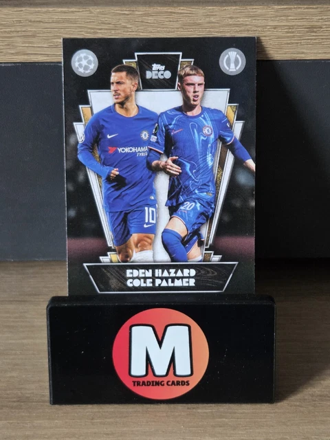 EDEN HAZARD COLE Palmer Then & Now | 2024/25 Topps Deco UEFA £1.50 ...